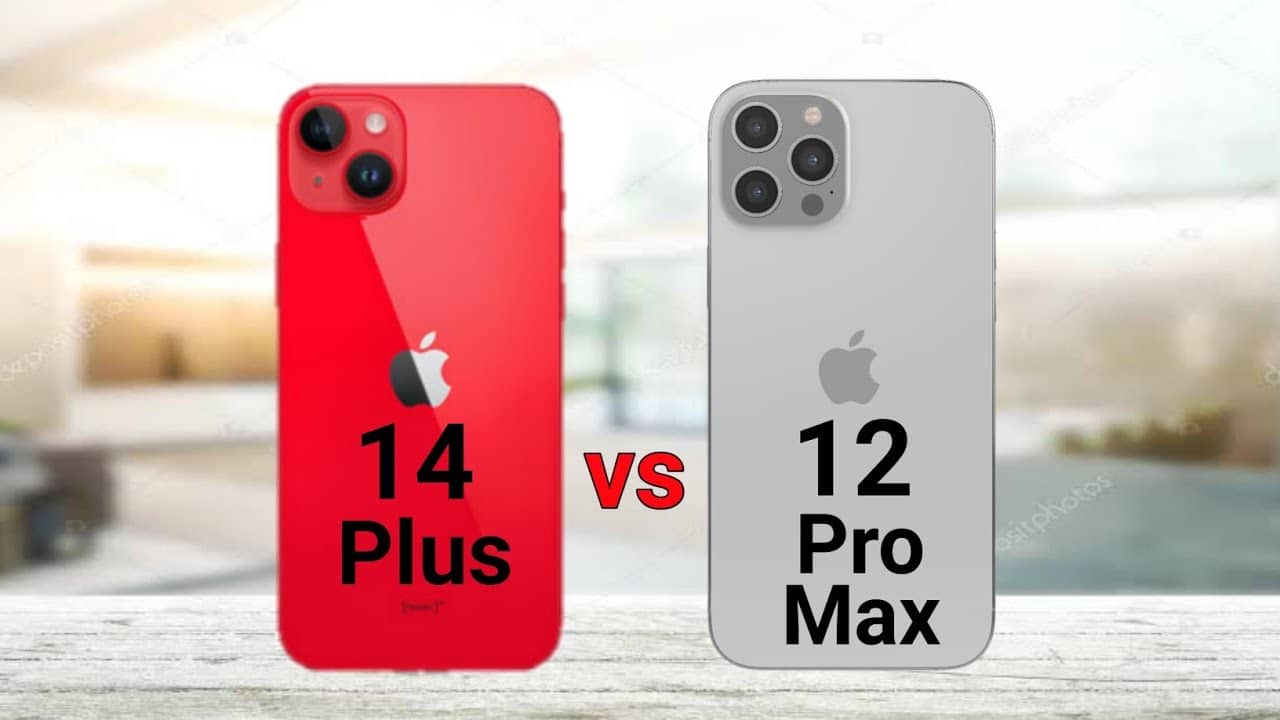iPhone 12 pro Max ضد iPhone 14 plus | صحيفة الموا...