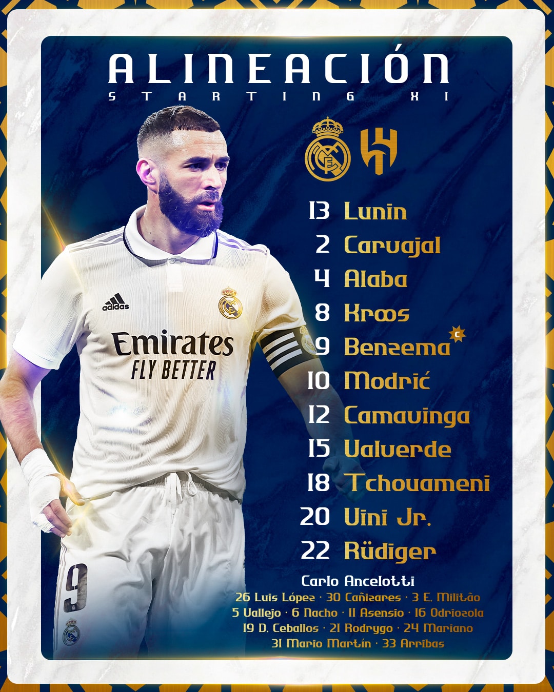 تشكيل الهلال لمواجهة ريال مدريد | صحيفة المواطن