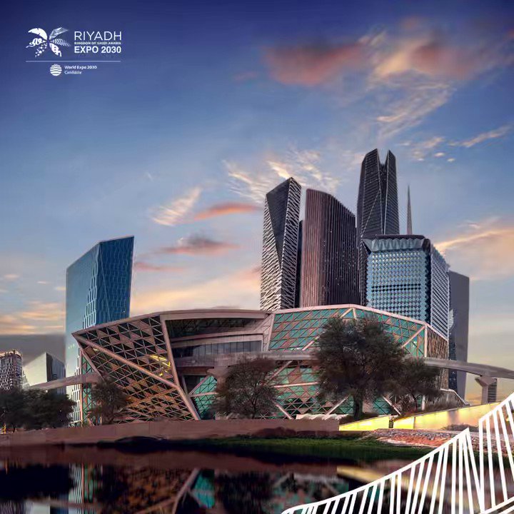 ريانة وعلي القرني في مقر حفل ترشح الرياض لاستضافة ...