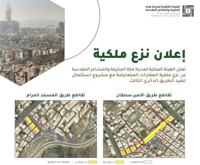 نزع ملكية العقارات المتعارضة مع مشروع استكمال تنفي
